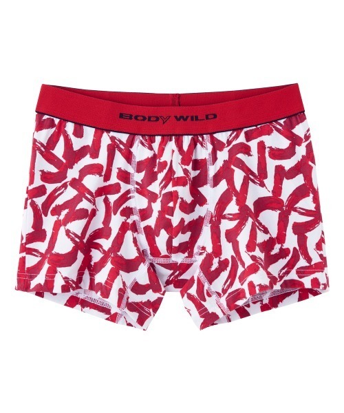Body Wild（ボディーワイルド）の「【bodywild】ボクサーブリーフ〈modish〉（前とじ）ブラッシュ柄（ボクサーパンツ）」 Wear 