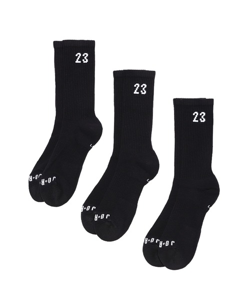 JORDAN BRAND（ジョーダンブランド）の「NIKE JORDAN ESSENTIAL CREW SOCKS 3PR DA5718 ...