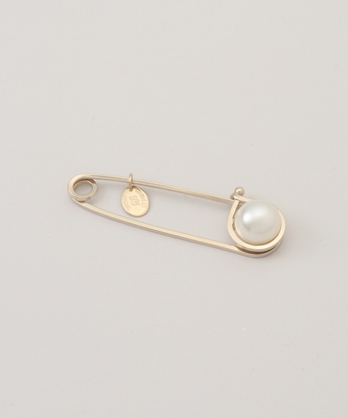 IENA（イエナ）の「【Junco Paris/ジュンコパリ】big glass pearl brooch ブローチ（ブローチ/コサージュ ...