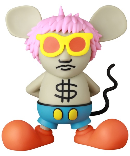VCD ANDY MOUSE ORANGE／GRAY（フィギュア）｜VINYL COLLECTIBLE DOLLS（ヴァイナルコレクティブル ...
