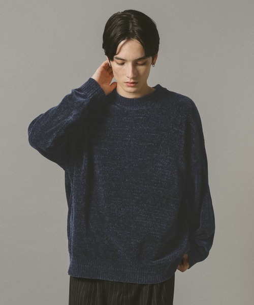 RAGEBLUE（レイジブルー）の「【WEB限定サイズ有】オーバーサイズ/モールニットクルー（ニット/セーター）」 - WEAR