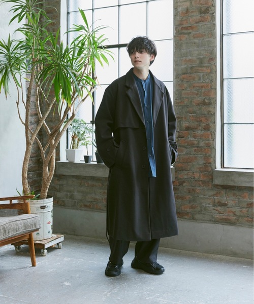 Alpinus（アルピナス）の「Alpinus - gun flap over chester coat / ガンフラップオーバーチェスター ...