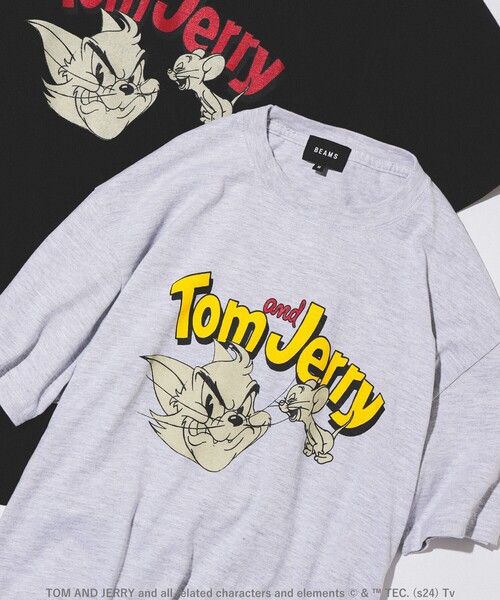 BEAMS（ビームス）の「BEAMS / TOM and JERRY Print T-Shirt（Tシャツ/カットソー）」 - WEAR