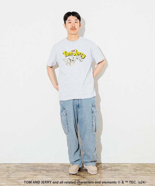 BEAMS（ビームス）の「BEAMS / TOM and JERRY Print T-Shirt（Tシャツ/カットソー）」 - WEAR