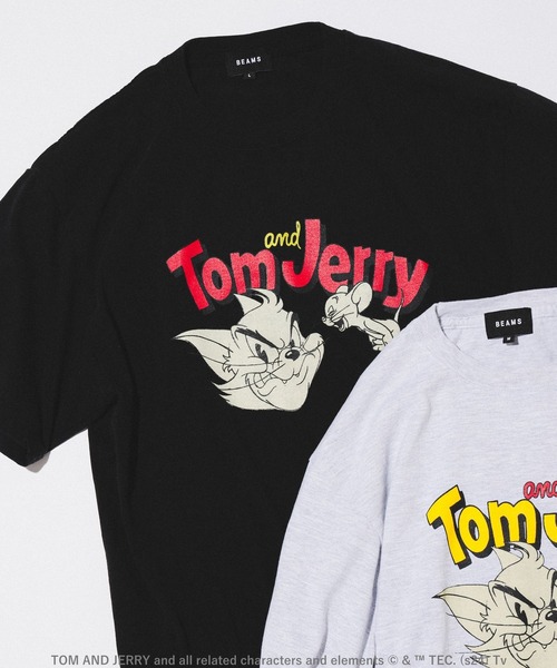 BEAMS（ビームス）の「BEAMS / TOM and JERRY Print T-Shirt（Tシャツ/カットソー）」 - WEAR