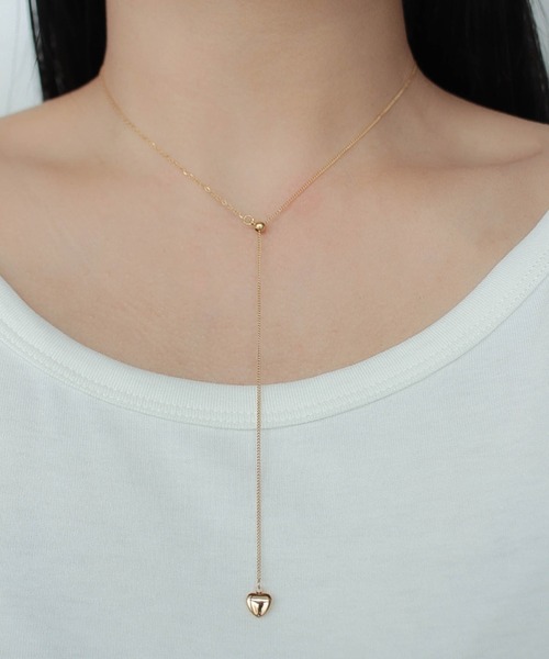 金属アレルギー/heart sway necklace/サージカルステンレス（ネックレス）｜ebine（エビネ）のファッション通販 ...