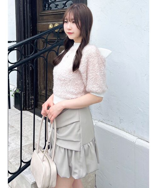 dazzlin（ダズリン）の「2WAYバックリボンヘアリーニット（ニット/セーター）」 - WEAR