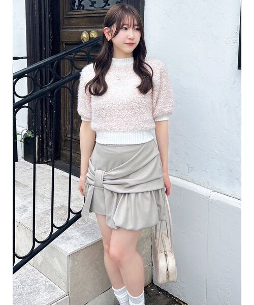 dazzlin（ダズリン）の「2WAYバックリボンヘアリーニット（ニット/セーター）」 - WEAR