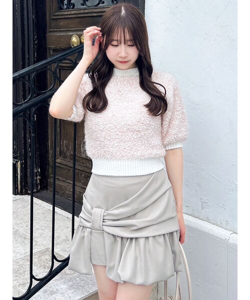 dazzlin（ダズリン）の「2WAYバックリボンヘアリーニット（ニット/セーター）」 - WEAR