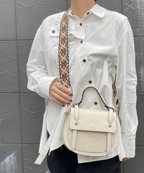 MARLON FIRENZE（マーロンフィレンツェ）の「【MARLON FIRENZE】ラウンドミニショルダーバッグ（ショルダーバッグ ...