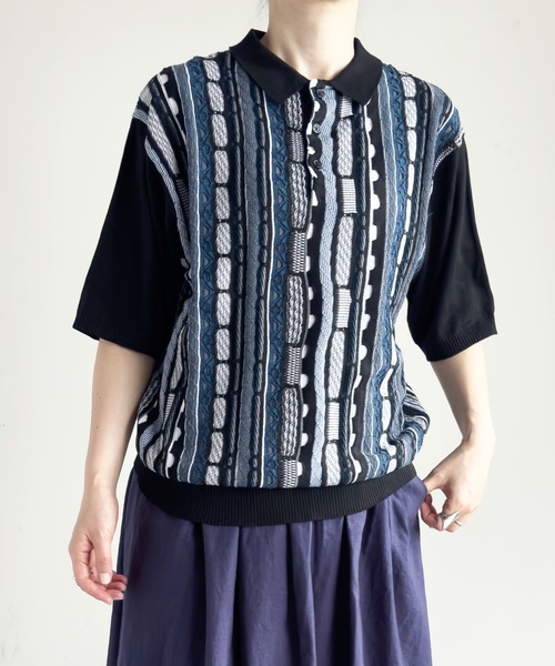 COMMON WARE（コモンウェアー）の「COMMONWARE:3DニットポロS/S（ポロシャツ）」 - WEAR