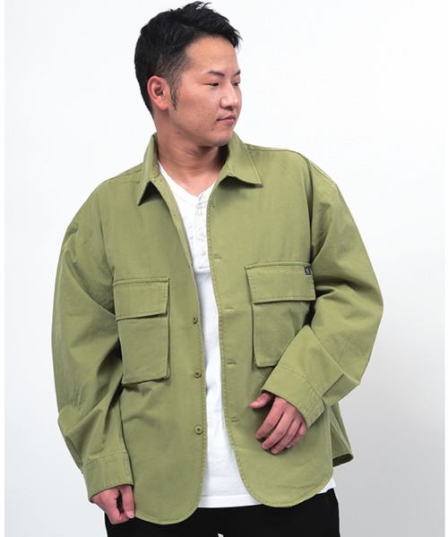 Alil（アリル）の「【Alil】ピケ＆デニム シャツブルゾン シャツジャケット 大人カジュアル（ブルゾン）」 - WEAR