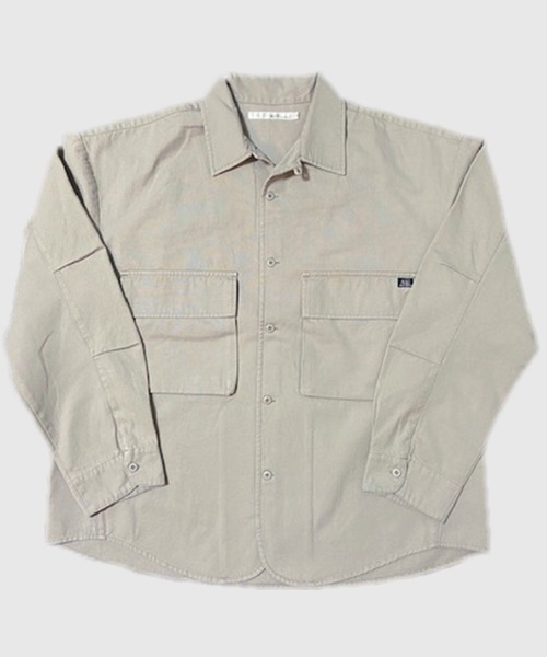 Alil（アリル）の「【Alil】ピケ＆デニム シャツブルゾン シャツジャケット 大人カジュアル（ブルゾン）」 - WEAR