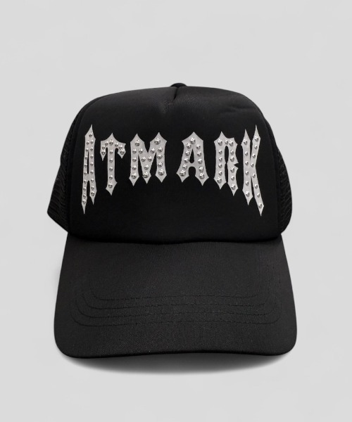 ATMARK（アットマーク）の「《フリーサイズ / UNISEX 》オールドイングリッシュロゴ リベットメッシュキャップ オリジナル（キャップ ...