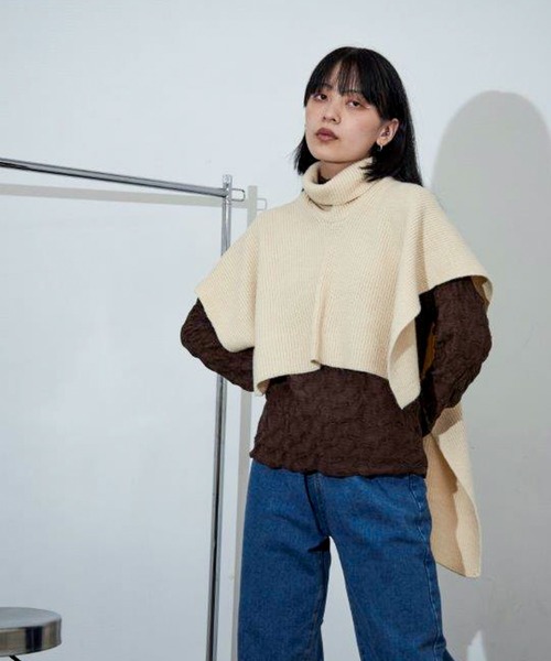 Y/lim（イリム）の「Y/lim ネックウォーマーケープベスト（ベスト）」 - WEAR