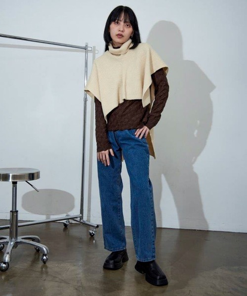 Y/lim（イリム）の「Y/lim ネックウォーマーケープベスト（ベスト）」 - WEAR