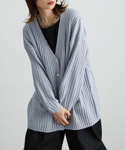 Soiunique（スワユニーク）の「V開きゆったりカーディガン [Soiunique]（カーディガン/ボレロ）」 - WEAR