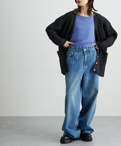 Soiunique（スワユニーク）の「V開きゆったりカーディガン [Soiunique]（カーディガン/ボレロ）」 - WEAR