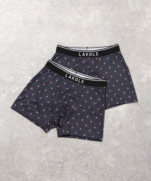 【2枚セット】幾何学柄ボクサーパンツ / 133536（ボクサーパンツ）｜LAKOLE（ラコレ）のファッション通販 - ZOZOTOWN