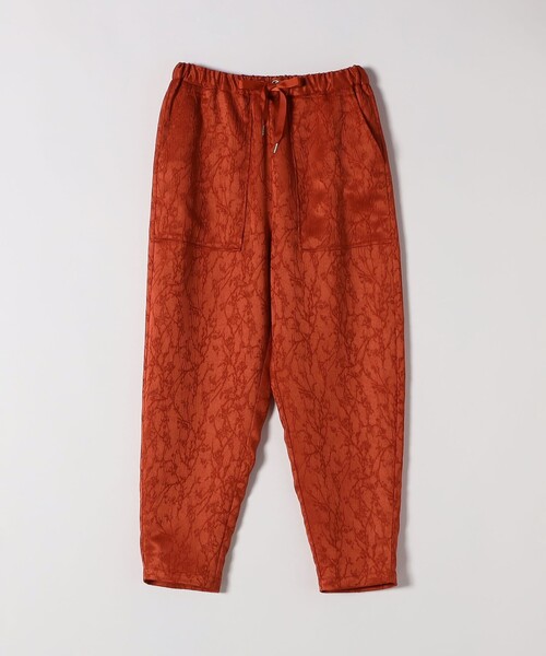 セール】SHIPS any:〈洗濯機可能〉サテン ジャカード テーパード