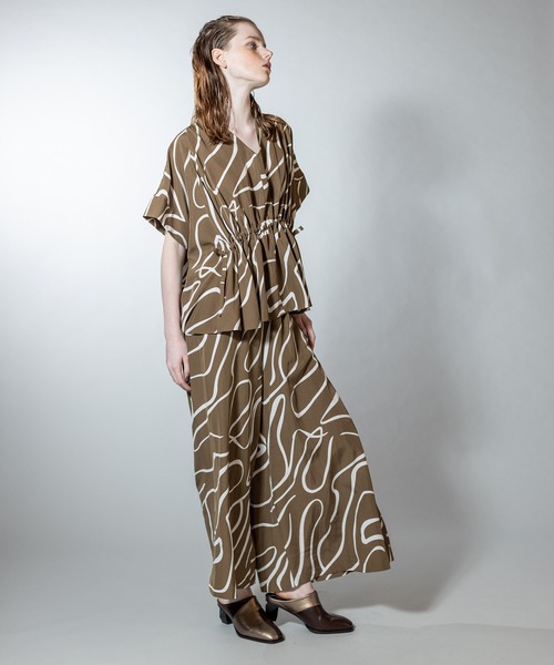 セール】プリントフレアーパンツ（その他パンツ）｜OSMOSIS