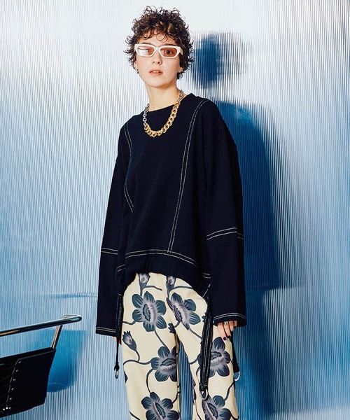 MAISON SPECIAL（メゾンスペシャル）の「ヘムギャザートップス【MAISON SPECIAL/メゾンスペシャル】（Tシャツ/カットソー）」 - WEAR