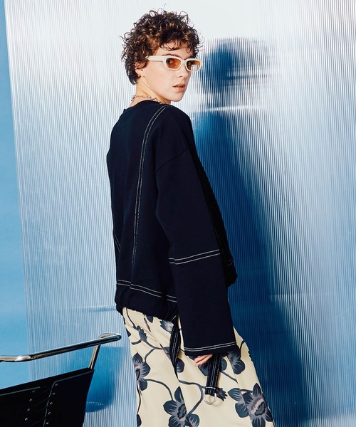 MAISON SPECIAL（メゾンスペシャル）の「ヘムギャザートップス【MAISON SPECIAL/メゾンスペシャル】（Tシャツ/カットソー）」 - WEAR