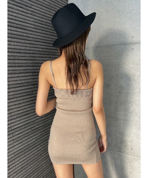 ENVYM（アンビー）の「カラーニットタイトキャミOP（ワンピース）」 - WEAR