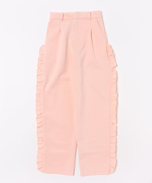 wee9s（ウィークス）の「side frill whip pants / サイドフリルホイップパンツ（その他パンツ）」 - WEAR