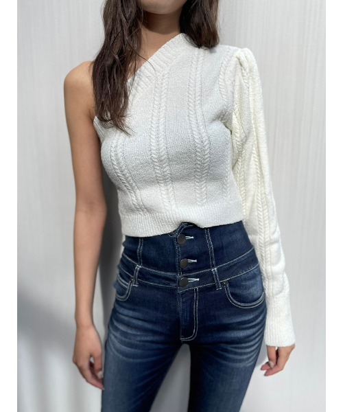 【セール】ワンショルソフトKNIT（ニット/セーター）｜ENVYM（アンビー）のファッション通販 - ZOZOTOWN