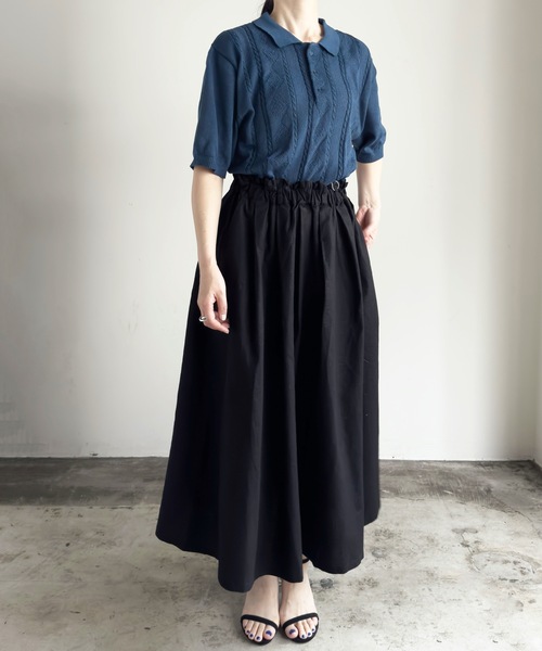 【セール】COMMONWARE:ケーブルニットポロS/S（ポロシャツ）｜COMMON WARE（コモンウェアー）のファッション通販 ...