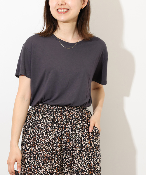 JOURNAL STANDARD relume（ジャーナルスタンダード レリューム）の「レーヨンコンパクトTEE（Tシャツ/カットソー ...