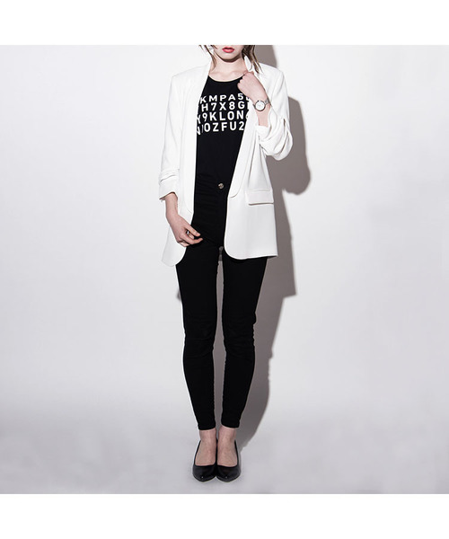 KLON（クローン）の「KLON Tshirts SERIAL NUMBER FOUR LINES BLACK（Tシャツ/カットソー）」 - WEAR