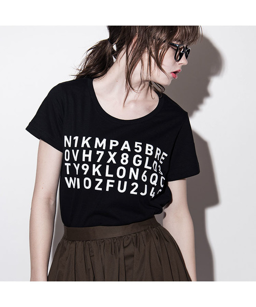 KLON（クローン）の「KLON Tshirts SERIAL NUMBER FOUR LINES BLACK（Tシャツ/カットソー）」 - WEAR