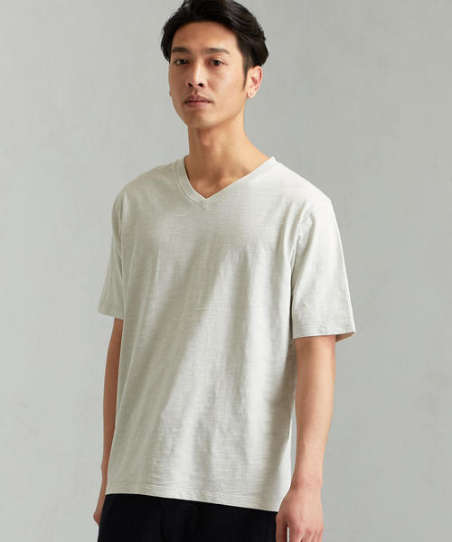 green label relaxing（グリーンレーベルリラクシング）の「 MC ASUTEX G/DYE Vネック SS Tシャツ（T ...