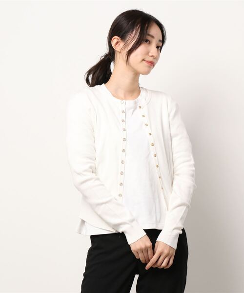 agnes b.（アニエスベー）の「J155 CARDIGAN コットンニットカーディガン（カーディガン/ボレロ）」 - WEAR