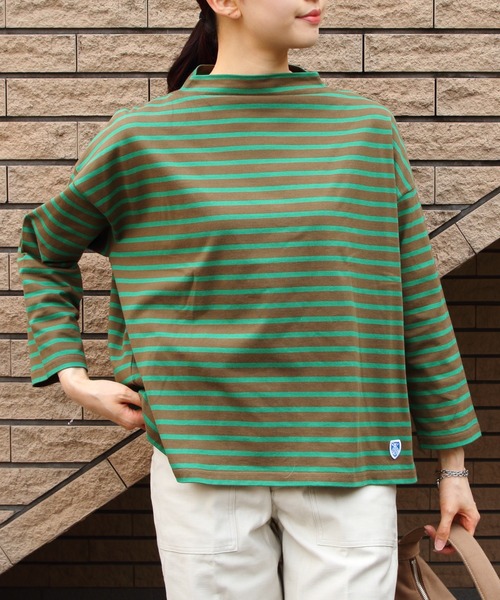 ORCIVAL/オーシバル ハーフスリーブワイドプルオーバー HALFSLEEVE WIDE P.O. OR-C0374 BFJ（Tシャツ ...