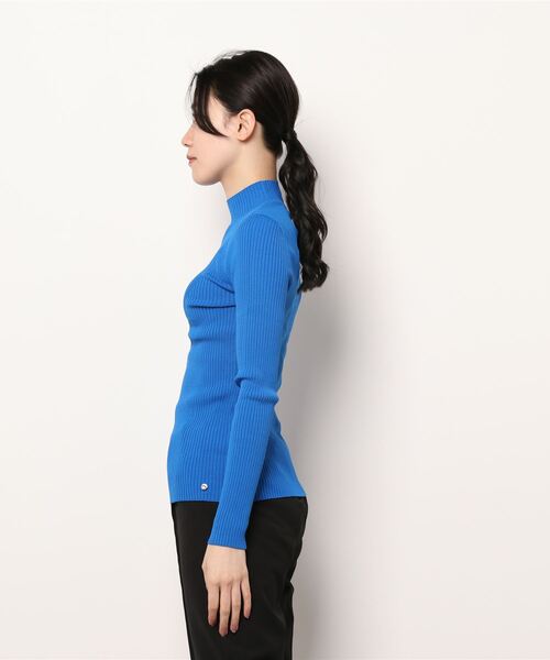 Ted Baker（テッドベーカー）の「TARALYN ハイネック プレーン ニット(ブルー)（ニット/セーター）」 - WEAR