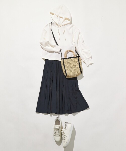 any SiS（エニィスィス）の「【2SET】パーカー×マーブルプリントスカート セットアップ（セットアップ）」 - WEAR