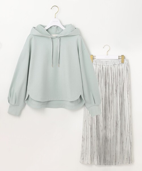 any SiS（エニィスィス）の「【2SET】パーカー×マーブルプリントスカート セットアップ（セットアップ）」 - WEAR