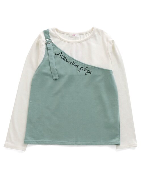 ALGY（アルジー）の「ビスチェドッキングロンT（Tシャツ/カットソー）」 - WEAR