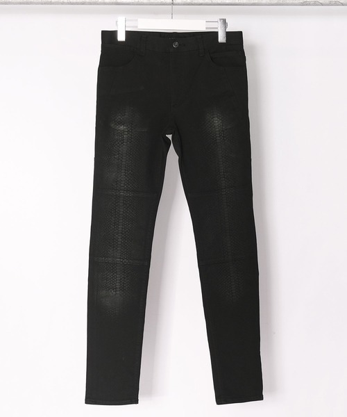 Wizzard（ウィザード）の「Wizzard ウィザード / SKINNY PANTS PYTHON スキニーパンツ パイソン / WPBSC-01D（デニムパンツ）」 - WEAR