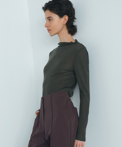 JOSEPH STUDIO（ジョゼフストゥディオ）の「ライトテンセル ロールネックカットソー（Tシャツ/カットソー）」 - WEAR