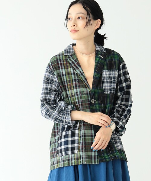 BEAMS BOY（ビームスボーイ）の「BEAMS BOY / マドラス チェック クレイジー 2ボタン ジャケット（テーラードジャケット）」 - WEAR