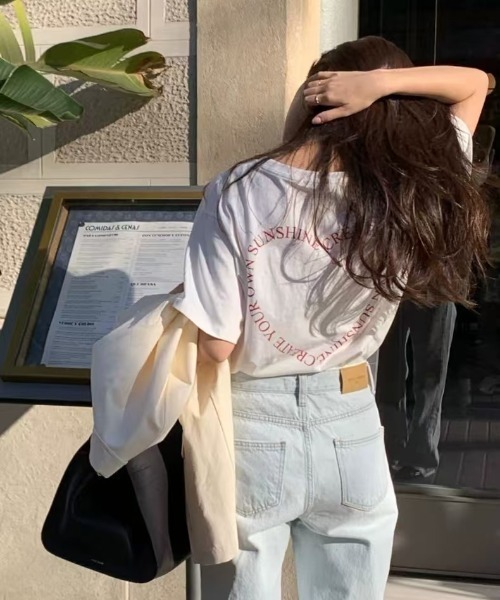 Teem Store（チームストア）の「バックハートプリントT（Tシャツ/カットソー）」 - WEAR