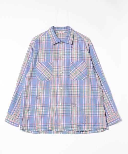 C.E.L.STORE（セルストア）の「DAN RIVER / ダンリバー WORN-OUT CHECK SHIRT ウォーンアウト チェック ...