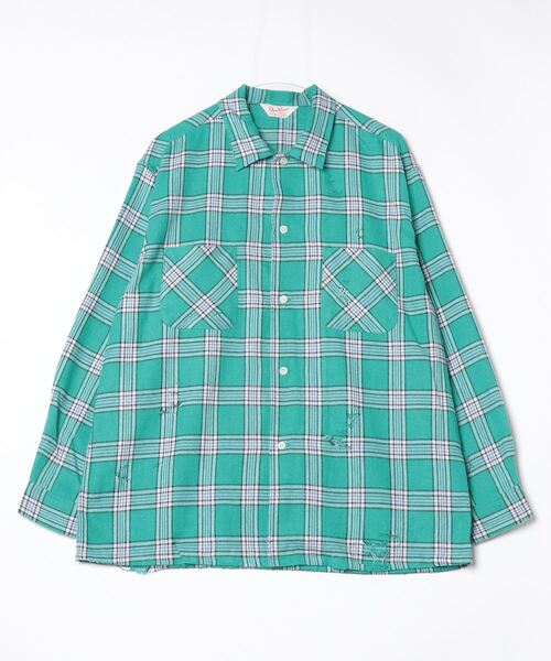 C.E.L.STORE（セルストア）の「DAN RIVER / ダンリバー WORN-OUT CHECK SHIRT ウォーンアウト チェック ...