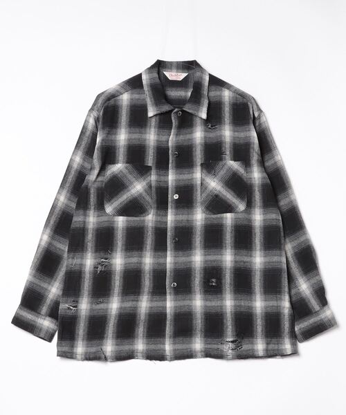 C.E.L.STORE（セルストア）の「DAN RIVER / ダンリバー WORN-OUT CHECK SHIRT ウォーンアウト チェック ...