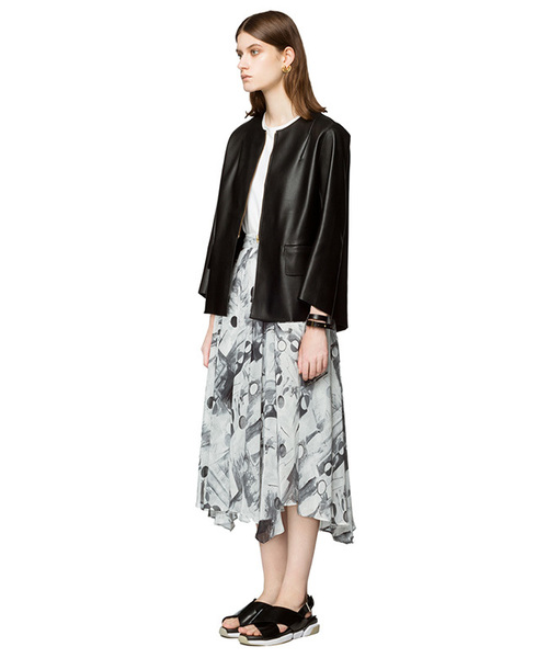 CLANE（クラネ）の「PAINTING ART RANDOM FLARE SKIRT（スカート）」 - WEAR