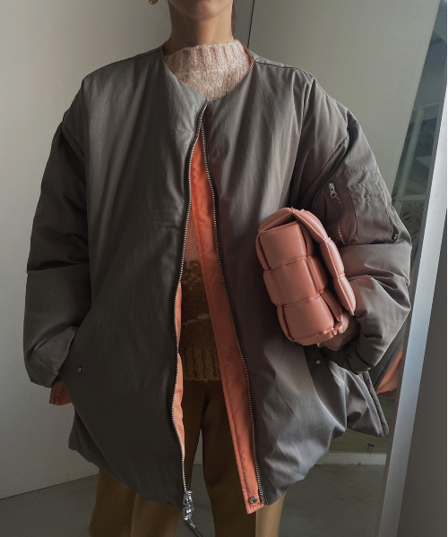 AMERI（アメリ）の「REVERSIBLE MUFFLER SET CYCLE DOWN（ダウンジャケット/コート）」 - WEAR